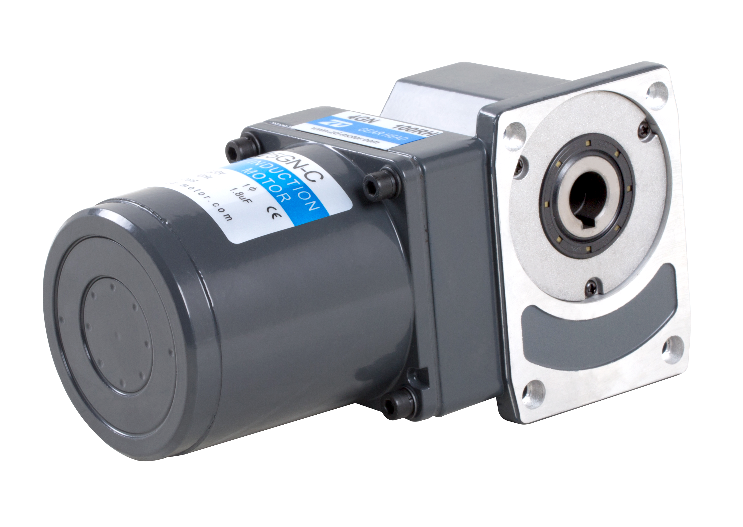 AC Right Angle Gearmotor 25W, Induction motor with gearbox — ZD Motor